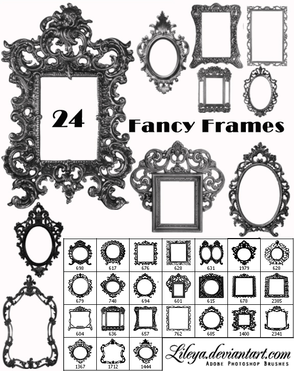 Fancy Frames Brush Set 2 by Lileya on DeviantArt