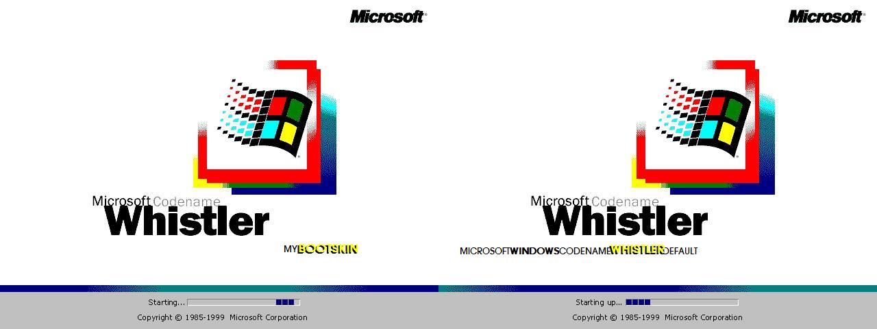 Windows Whistler Bootskin by mariomj71099 on DeviantArt