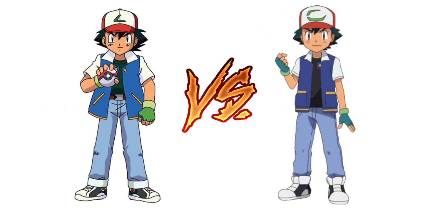 Ash (1997) VS Ash (2017) by Chao-Traveler on DeviantArt