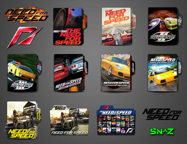 Need For Speed Games Folder Icons by Snaz89 on DeviantArt