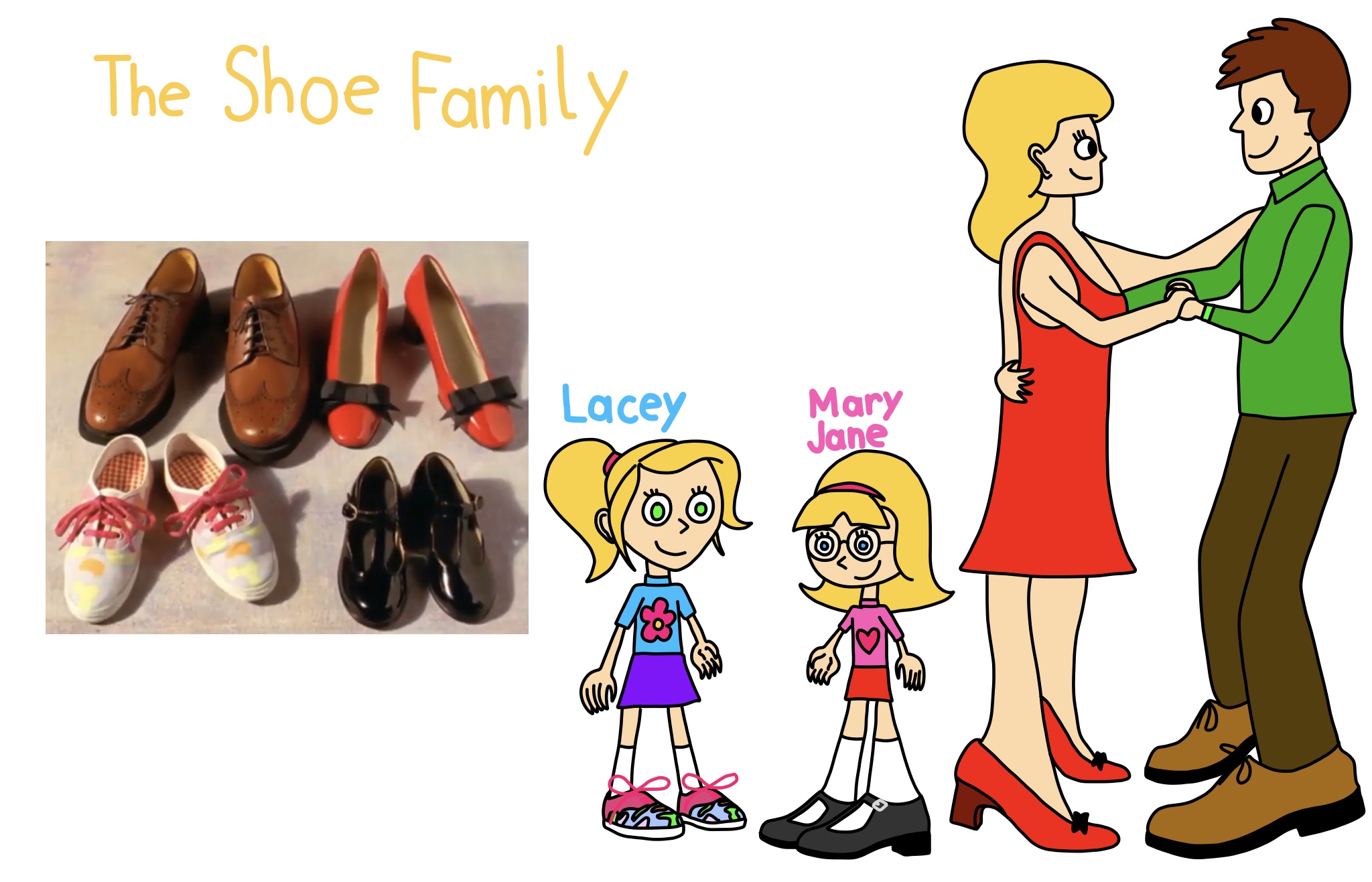 The Shoe Family Humanized by ThomasCarr0806 on DeviantArt