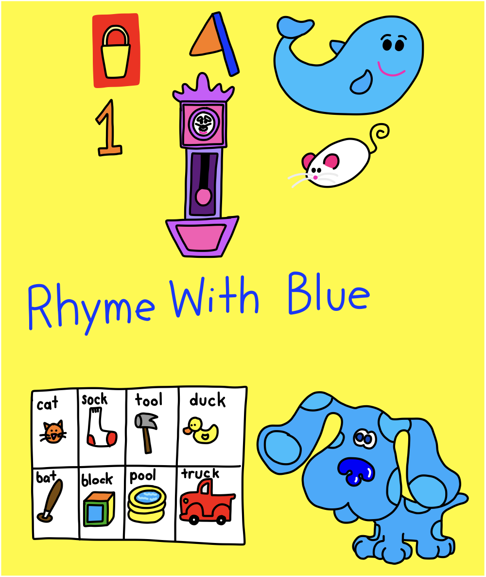 Rhyme With Blue VHS by ThomasCarr0806 on DeviantArt
