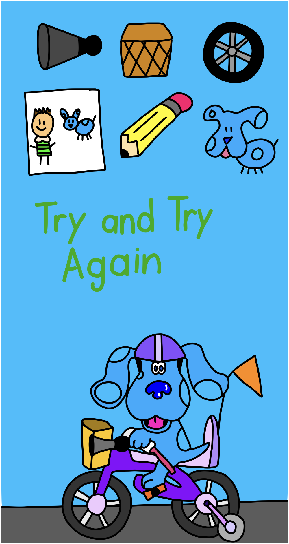 Blues Clues Try and Tray Again VHS by ThomasCarr0806 on DeviantArt