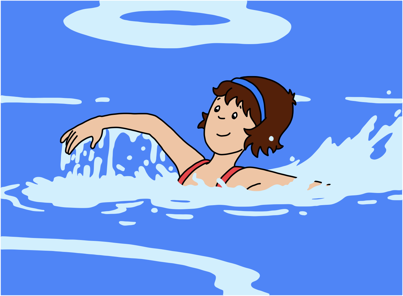 Caillous Mommy Loves When She Swims by Zoboomafo on DeviantArt