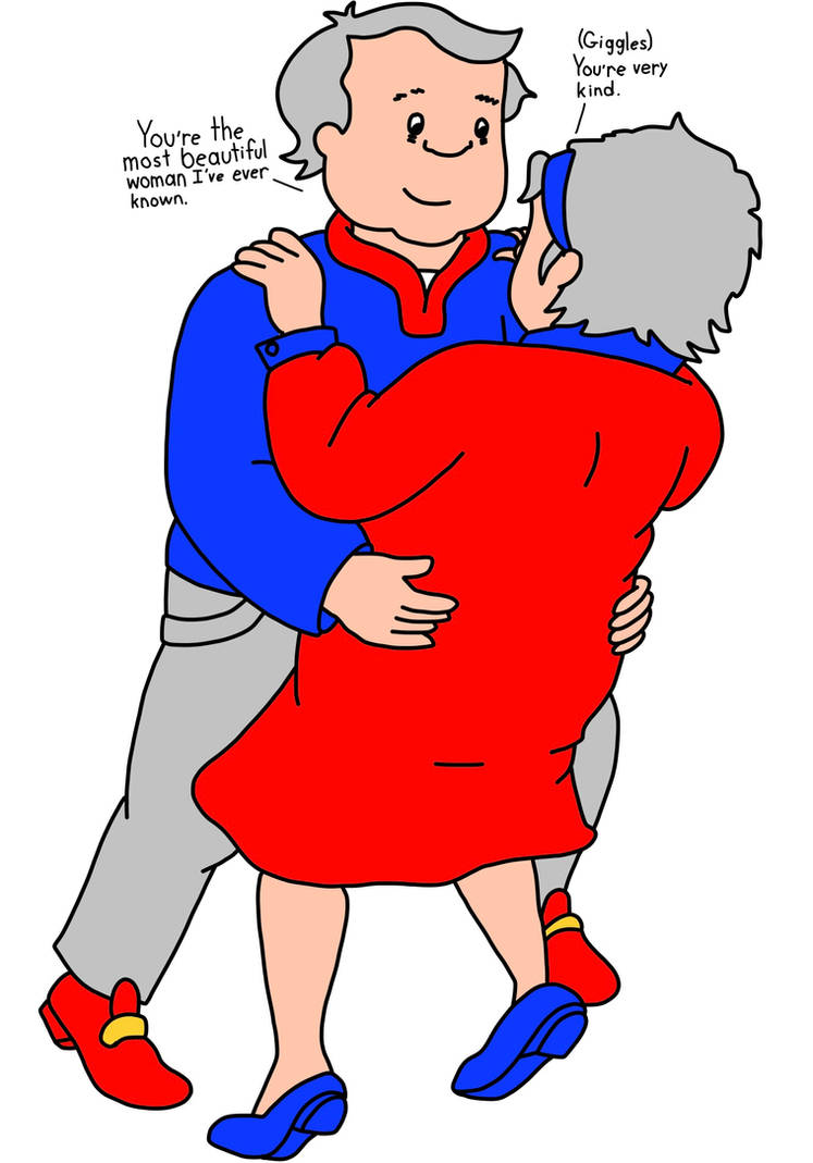 Grandma And Grandpa Hugging By Thomascarr0806 On Deviantart