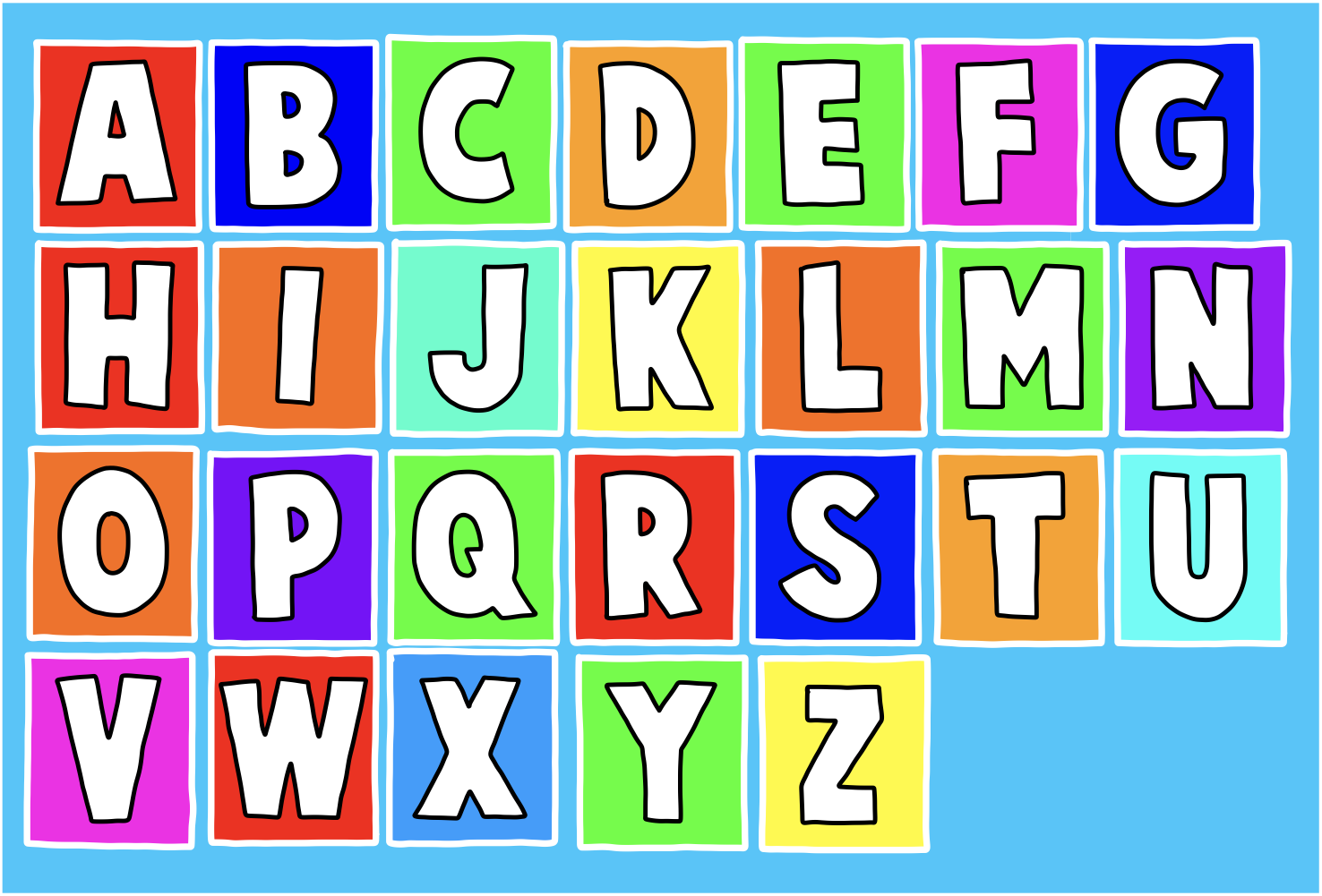 Alphabet Wall by ThomasCarr0806 on DeviantArt