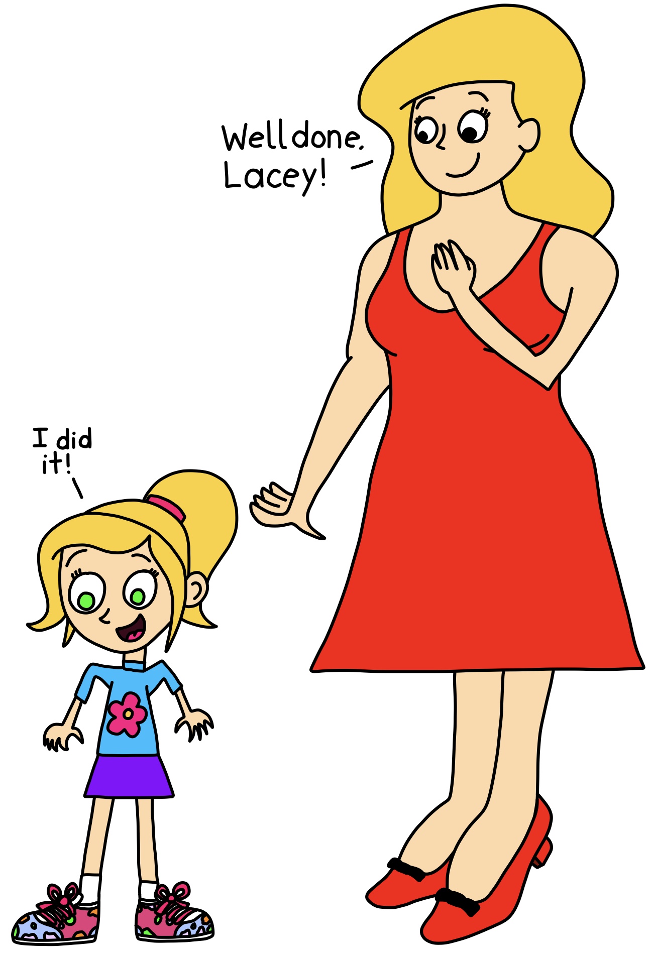 Lacey Finally Has Untangled Laces by ThomasCarr0806 on DeviantArt