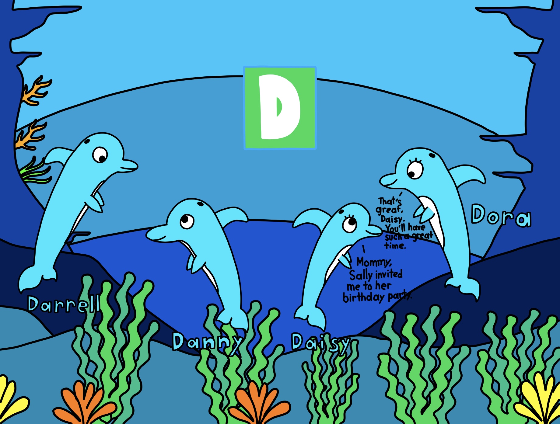 Dolphin Family by ThomasCarr0806 on DeviantArt