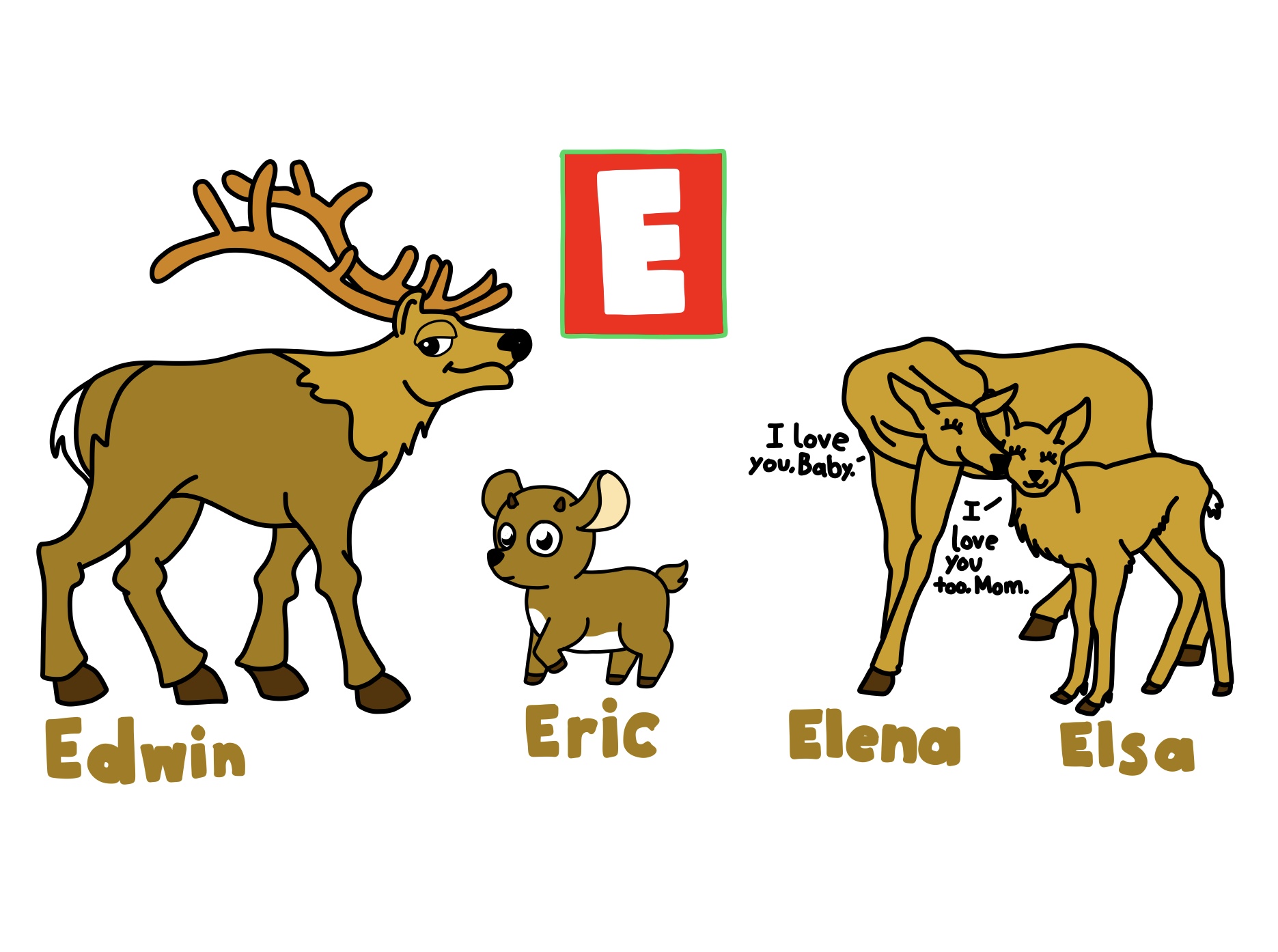 Elk Family by ThomasCarr0806 on DeviantArt
