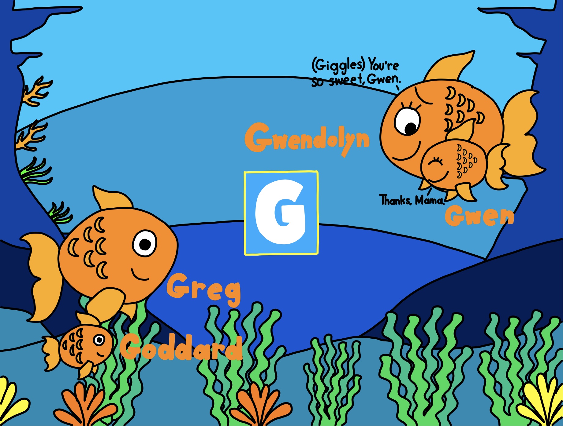 Goldfish Family by ThomasCarr0806 on DeviantArt
