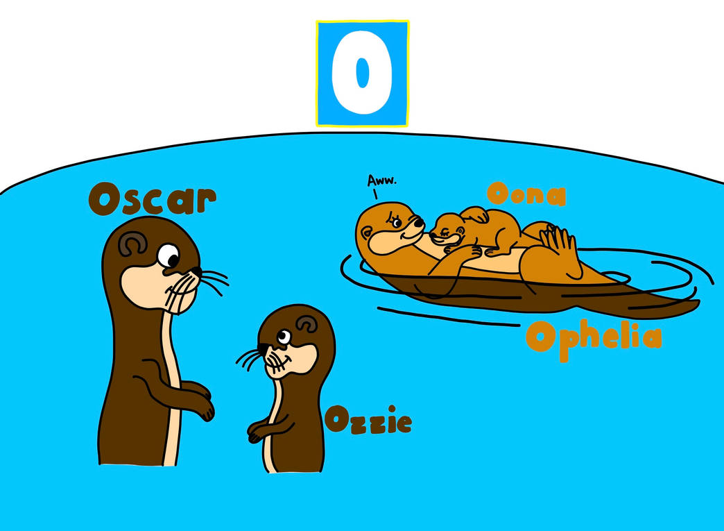 Otter Family by ThomasCarr0806 on DeviantArt
