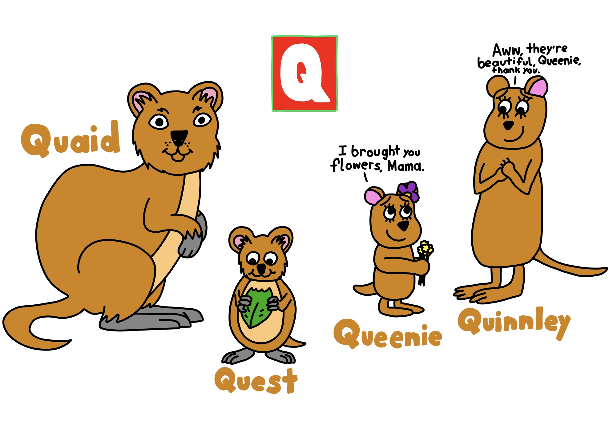 Quokka Family by ThomasCarr0806 on DeviantArt
