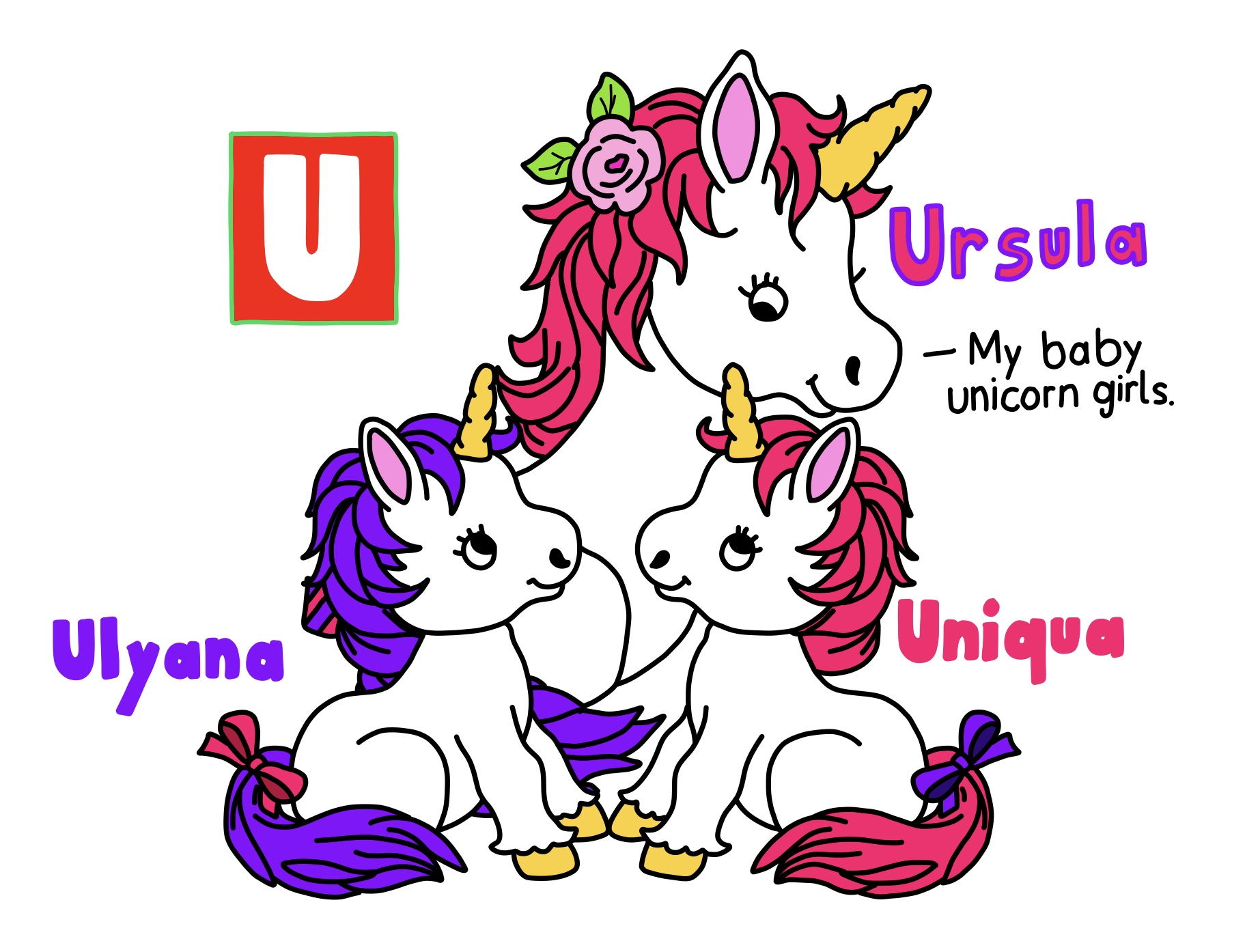 Unicorn Family by ThomasCarr0806 on DeviantArt
