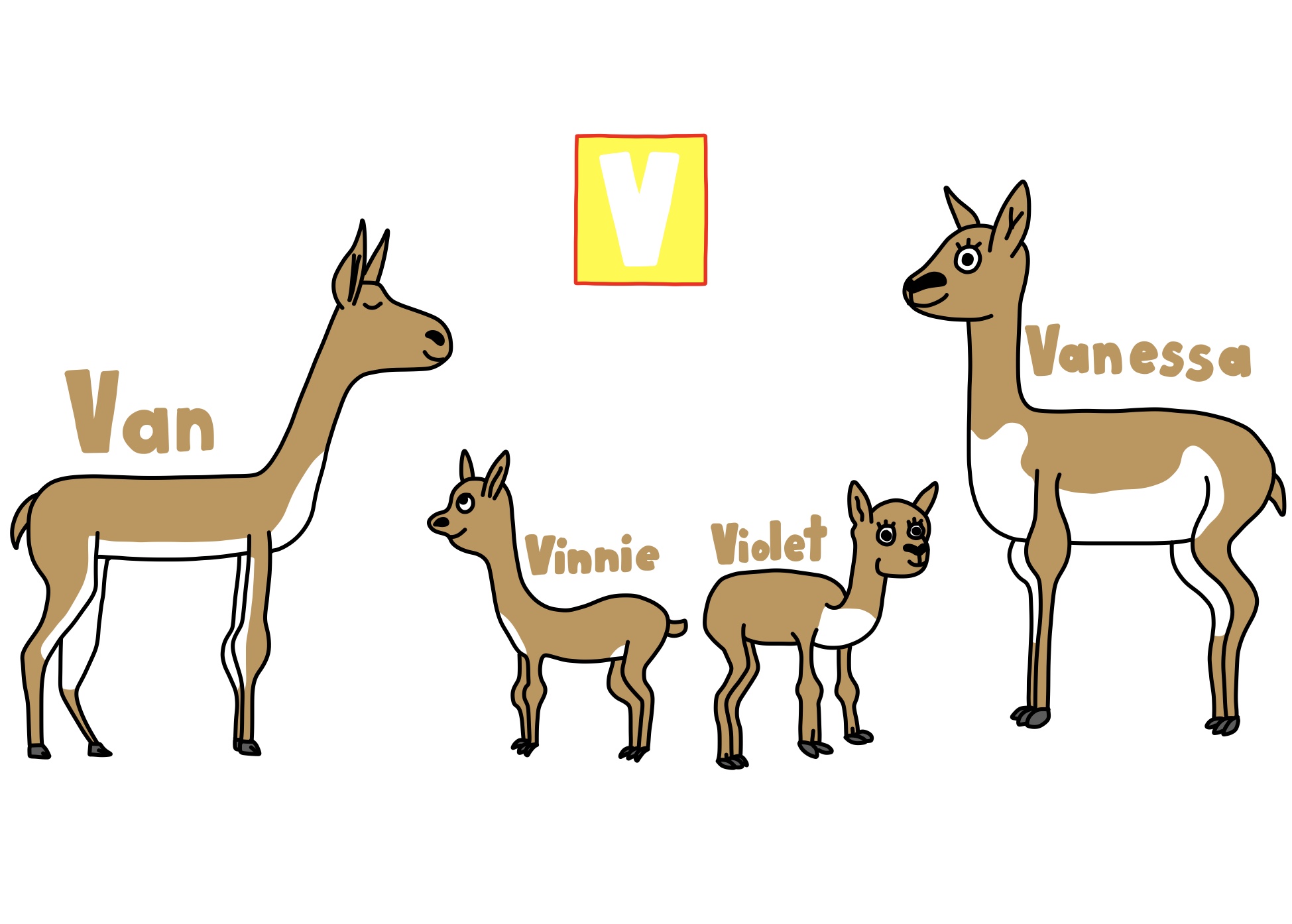 Vicuna Family by ThomasCarr0806 on DeviantArt