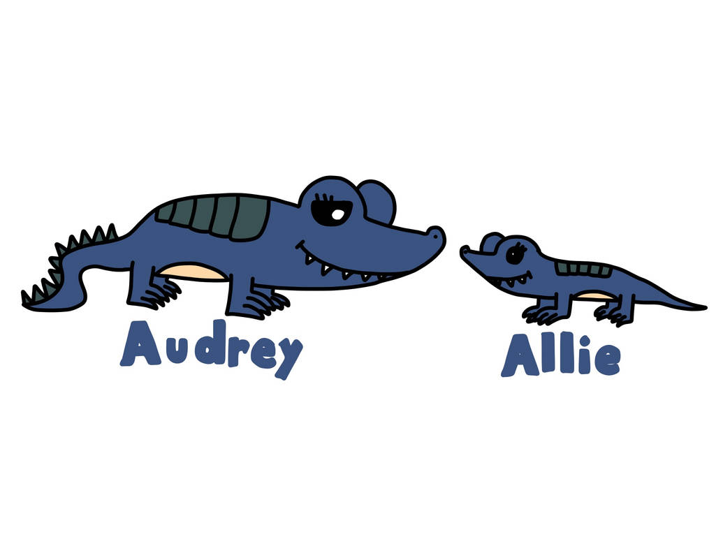 Audrey and Allie Alligator by ThomasCarr0806 on DeviantArt
