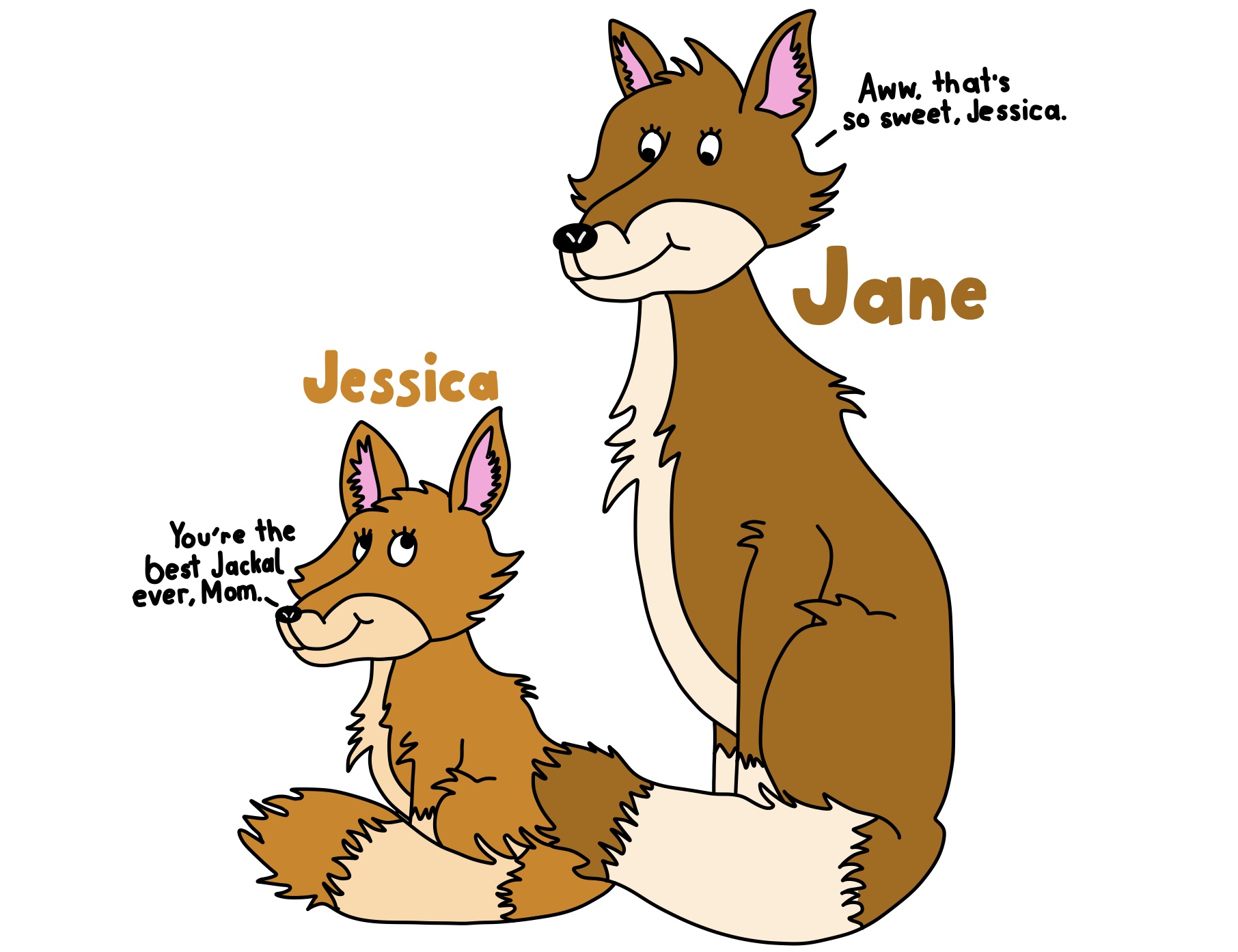 Jessica and Jane Jackal by ThomasCarr0806 on DeviantArt