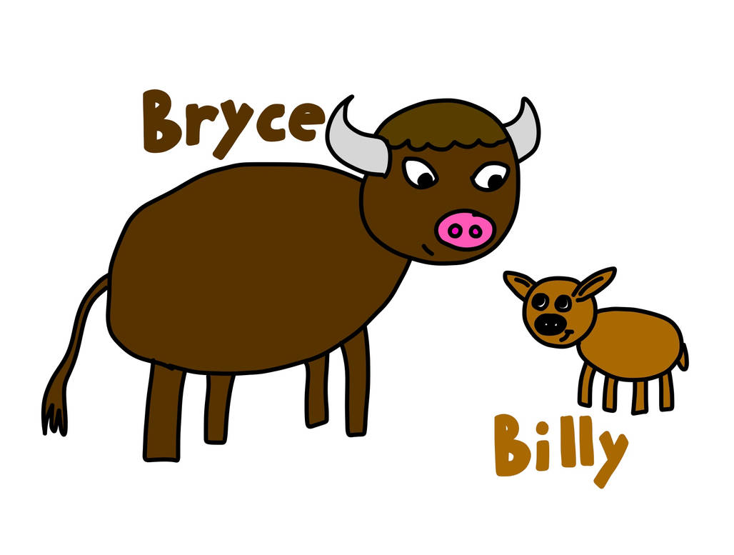 Bryce and Billy Bison by ThomasCarr0806 on DeviantArt