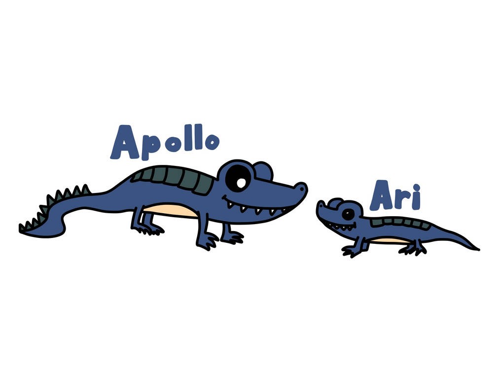 Apollo And Ari Alligator By Thomascarr0806 On Deviantart
