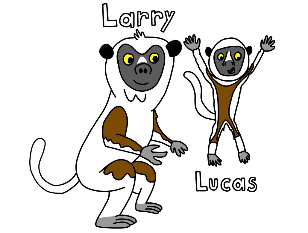 Larry and Lucan Lemur by ThomasCarr0806 on DeviantArt