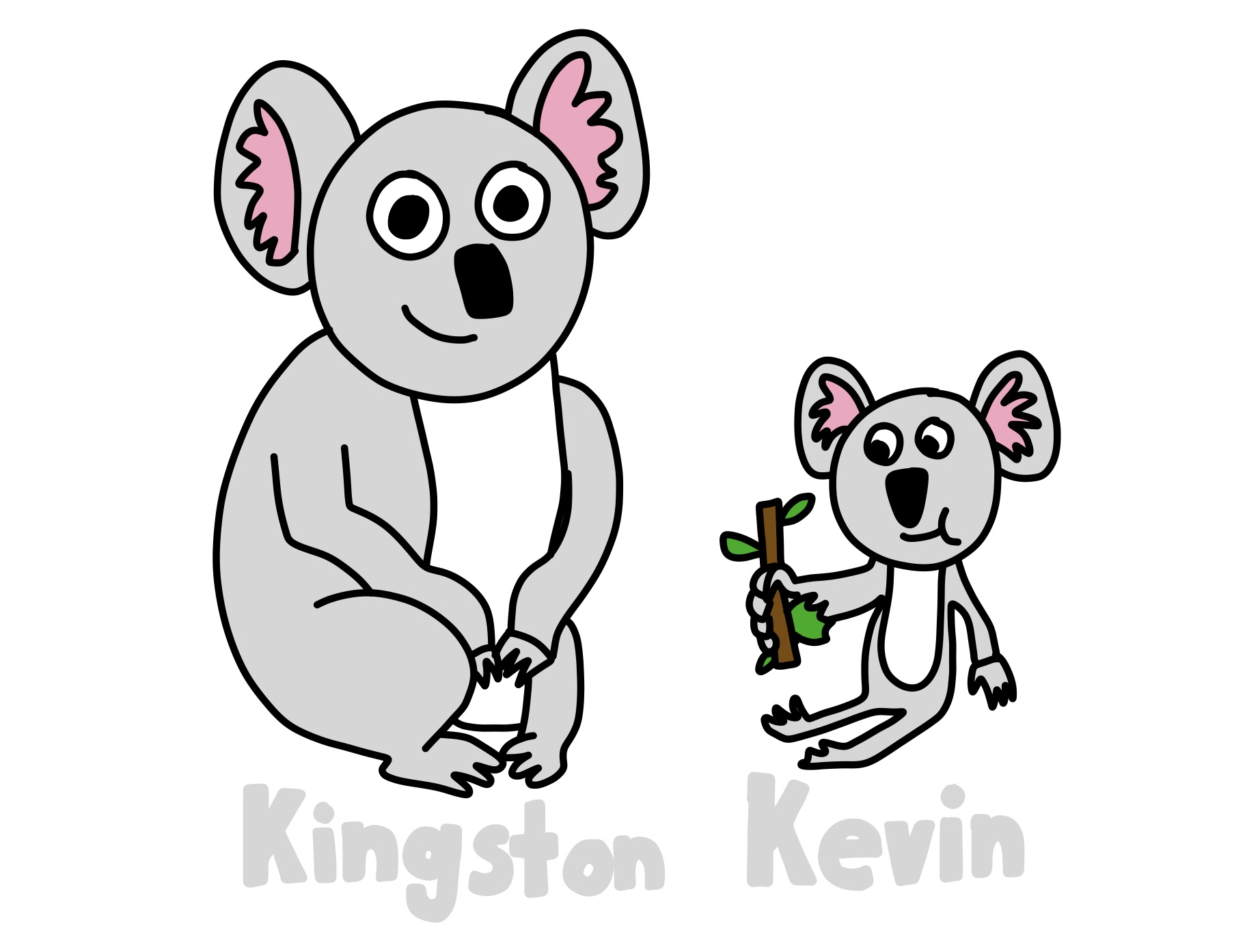 Kingston and Kevin Koala by ThomasCarr0806 on DeviantArt