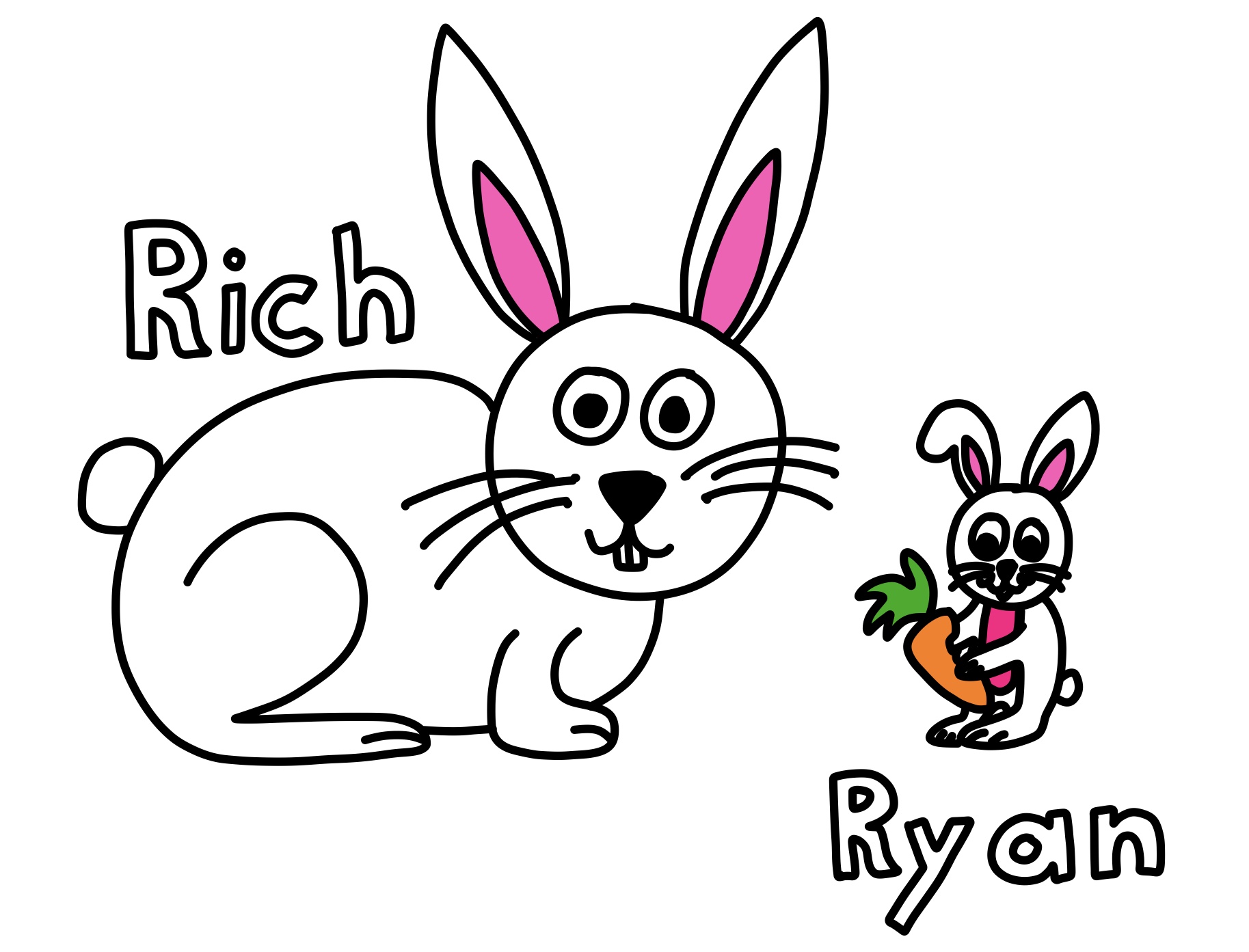 Rich and Ryan Rabbit by ThomasCarr0806 on DeviantArt