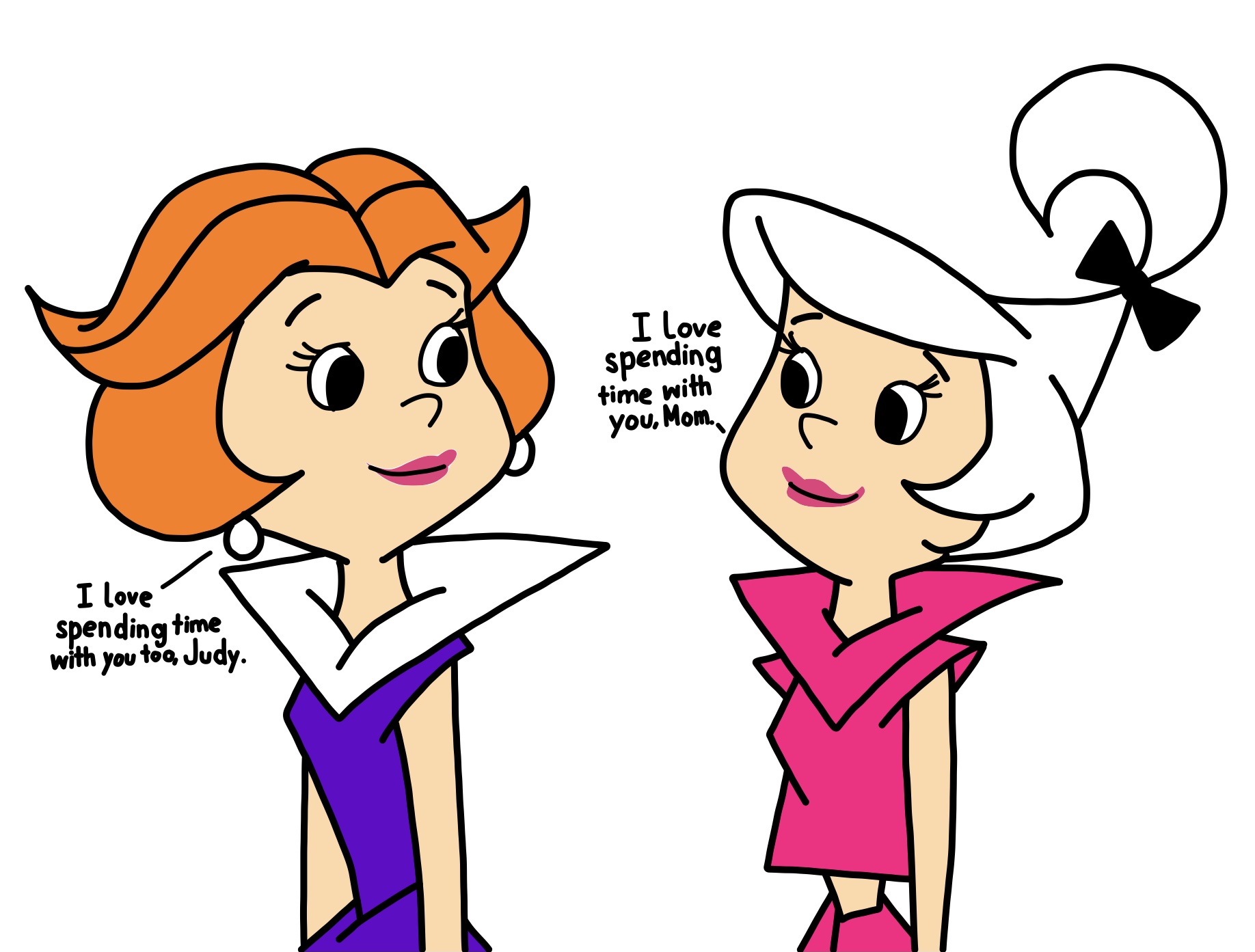 Jane and Judy Jetson Love Spending Time Together by ThomasCarr0806 on DeviantArt