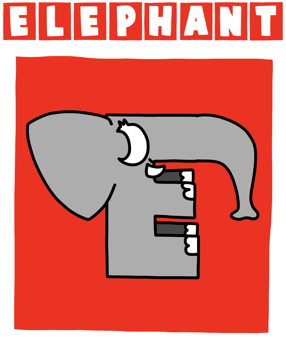 E is for Elephant by ThomasCarr0806 on DeviantArt