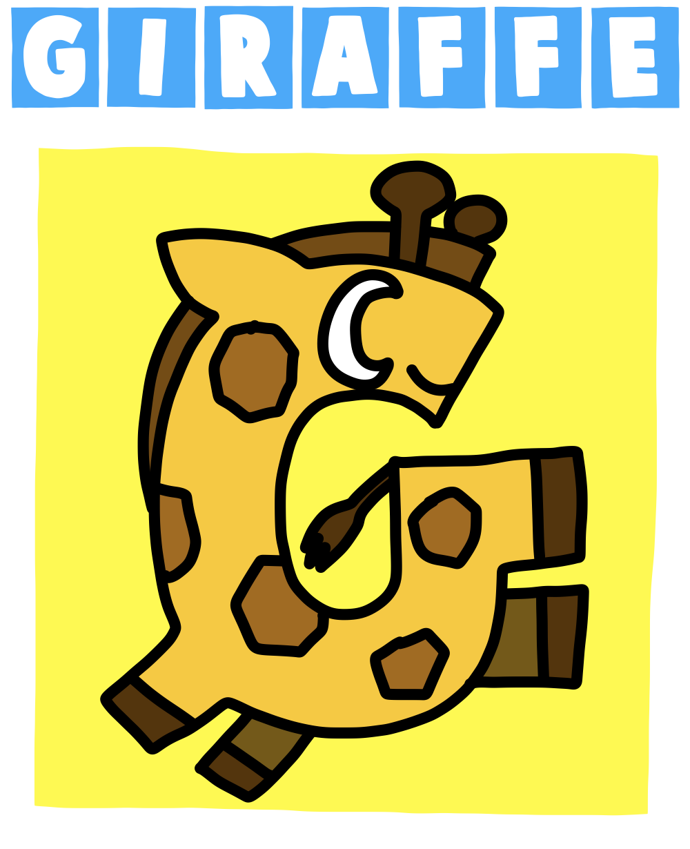 G is for Giraffe by ThomasCarr0806 on DeviantArt