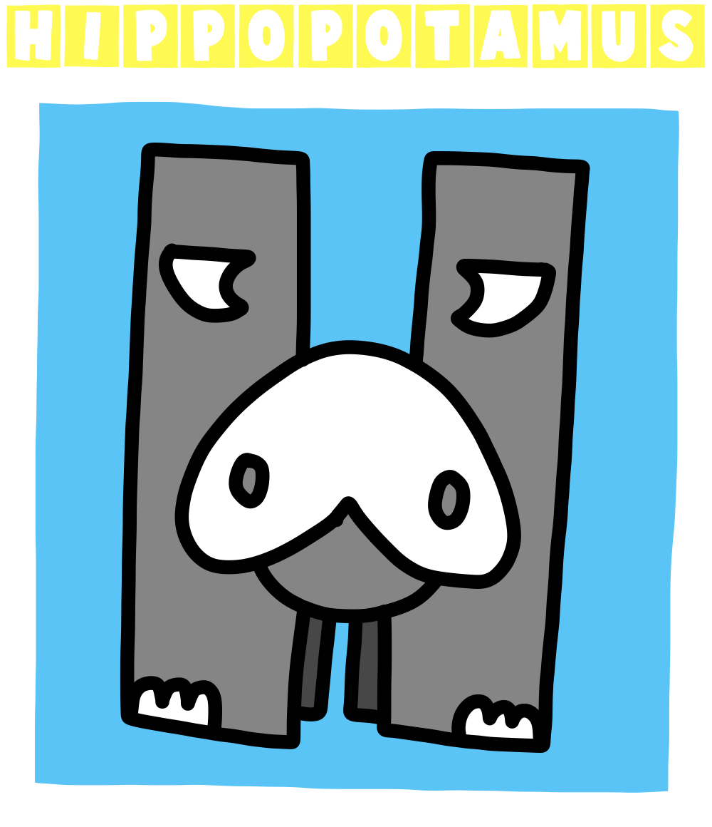 H is for Hippopotamus by ThomasCarr0806 on DeviantArt