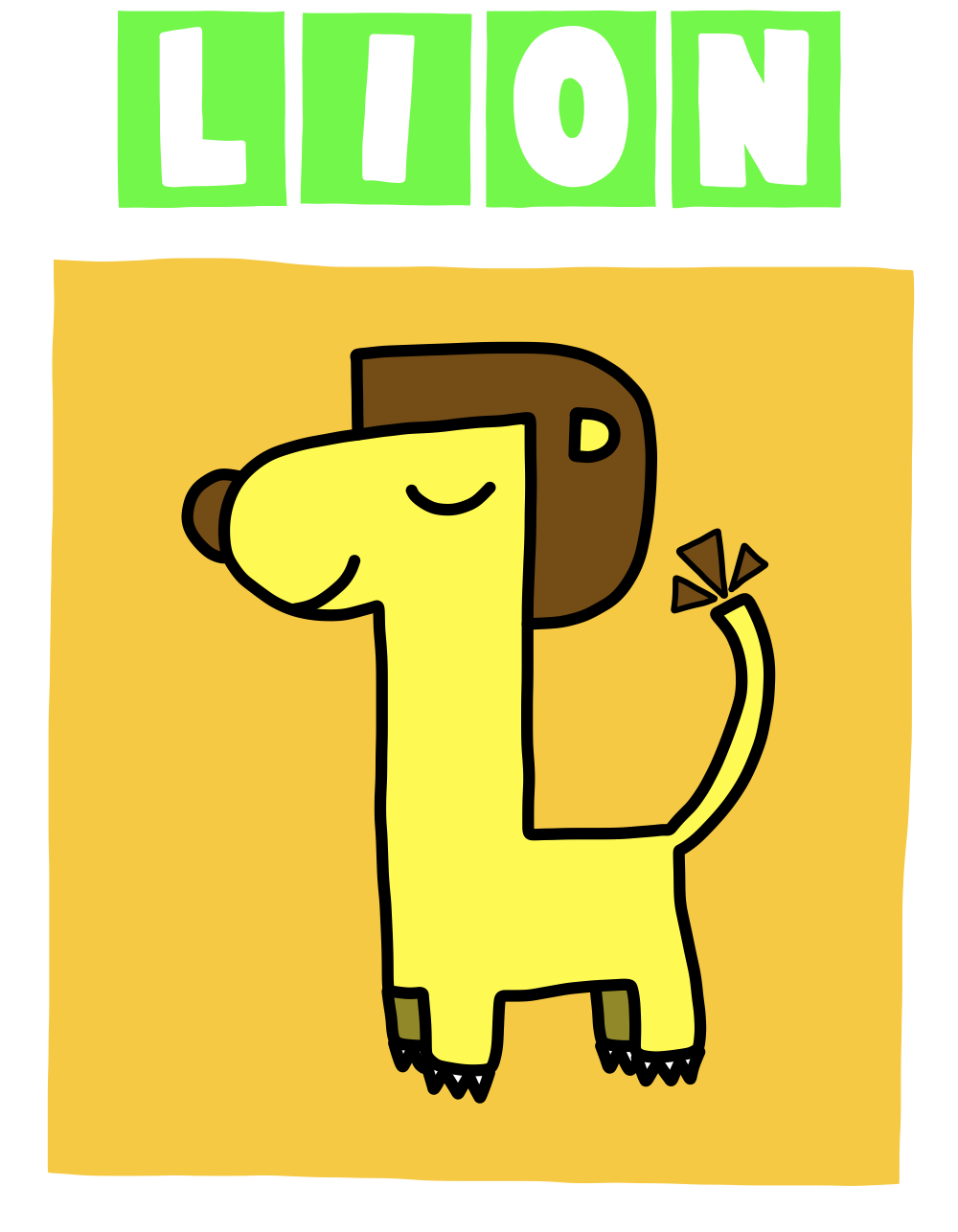 L is for Lion by ThomasCarr0806 on DeviantArt