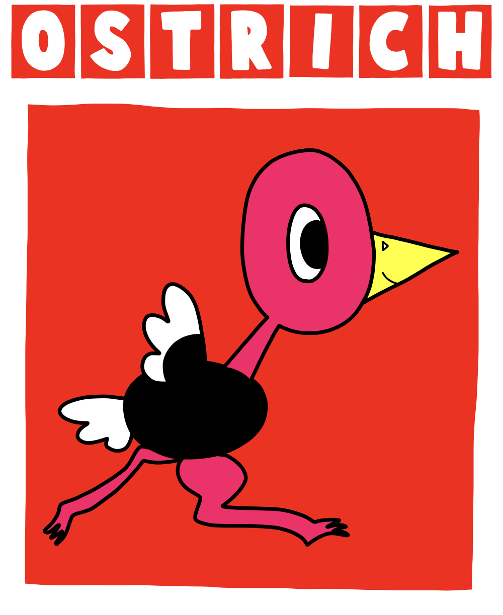 O is for Ostrich by ThomasCarr0806 on DeviantArt