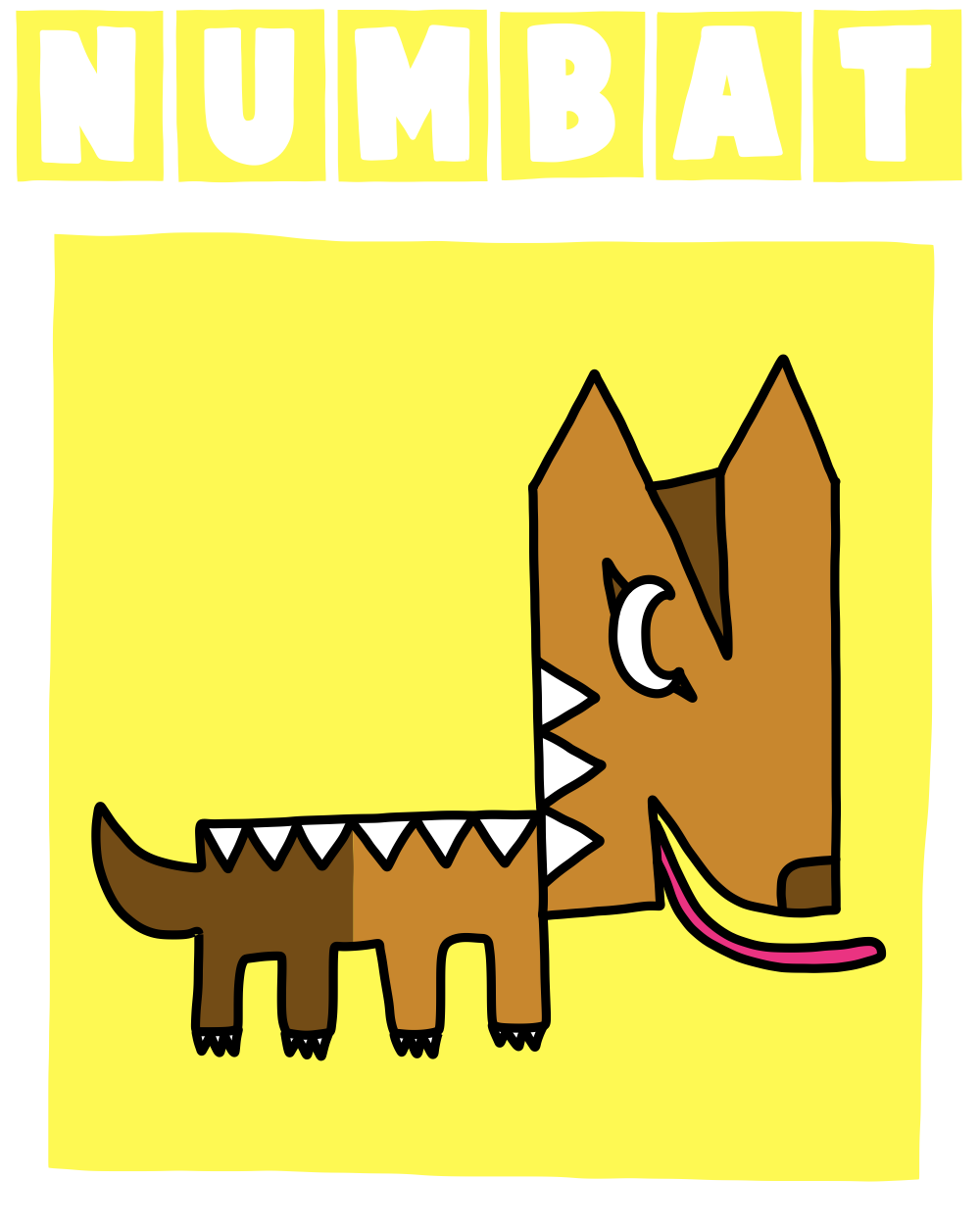 N is for Numbat by ThomasCarr0806 on DeviantArt