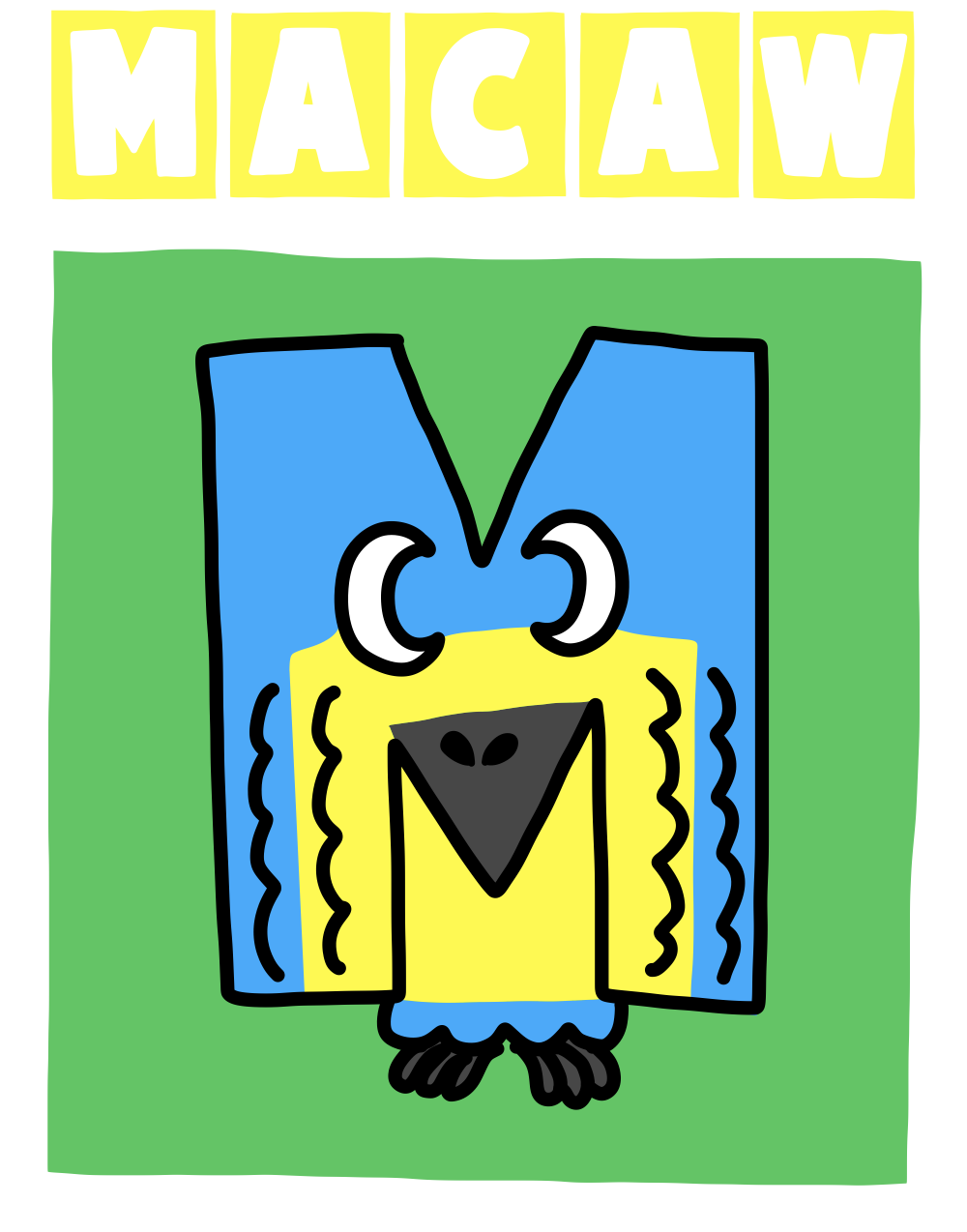 M is for Macaw by ThomasCarr0806 on DeviantArt