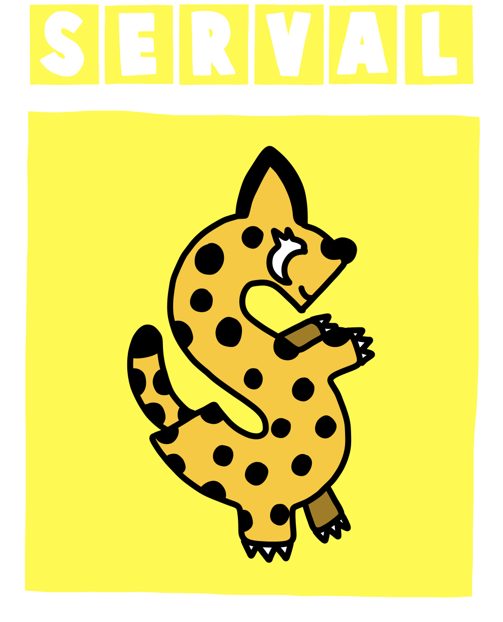 S is for Serval by ThomasCarr0806 on DeviantArt