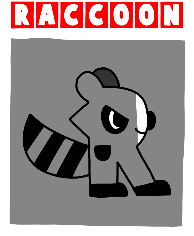 R is for Raccoon by ThomasCarr0806 on DeviantArt