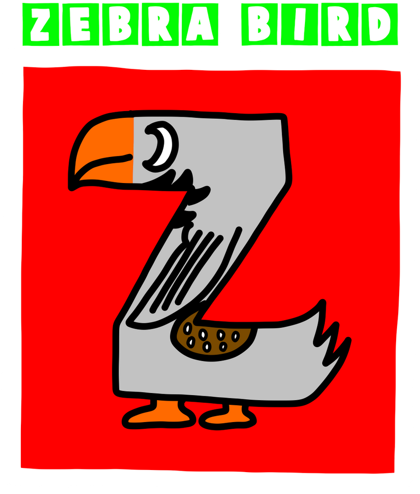 Z is for Zebra Bird by ThomasCarr0806 on DeviantArt