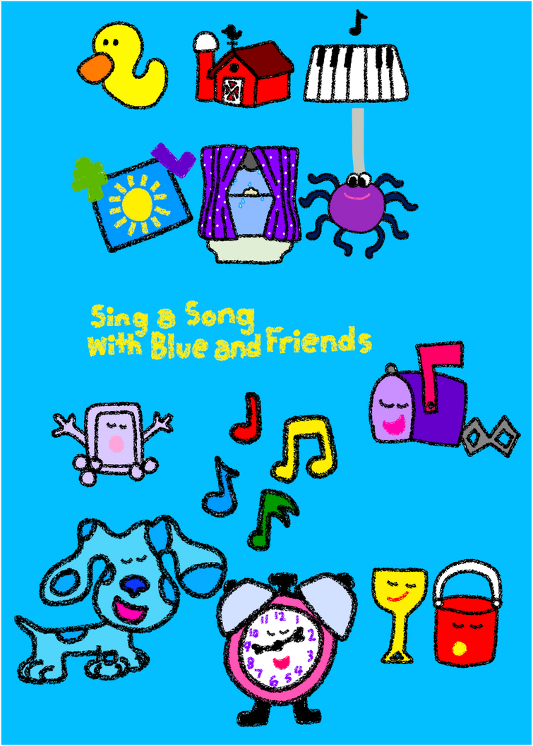 Sing a Song With Blue and Friends VHS Cover by ThomasCarr0806 on DeviantArt