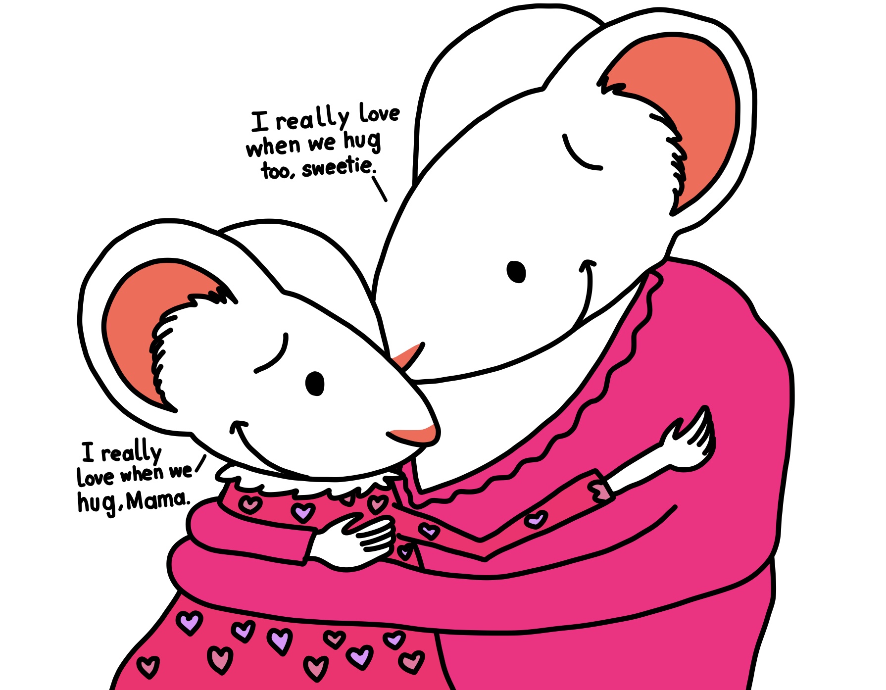 Lilly and Her Mama Really Love When They Hug by ThomasCarr0806 on ...