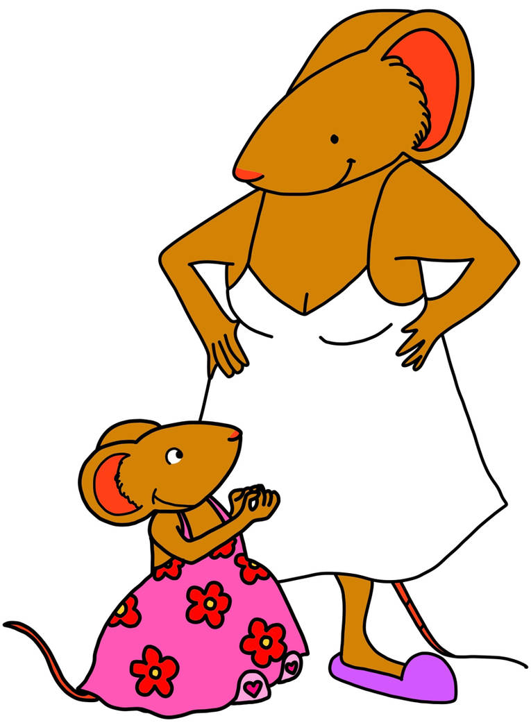 Ginger and Her Mommy In Their Nightgowns by ThomasCarr0806 on DeviantArt