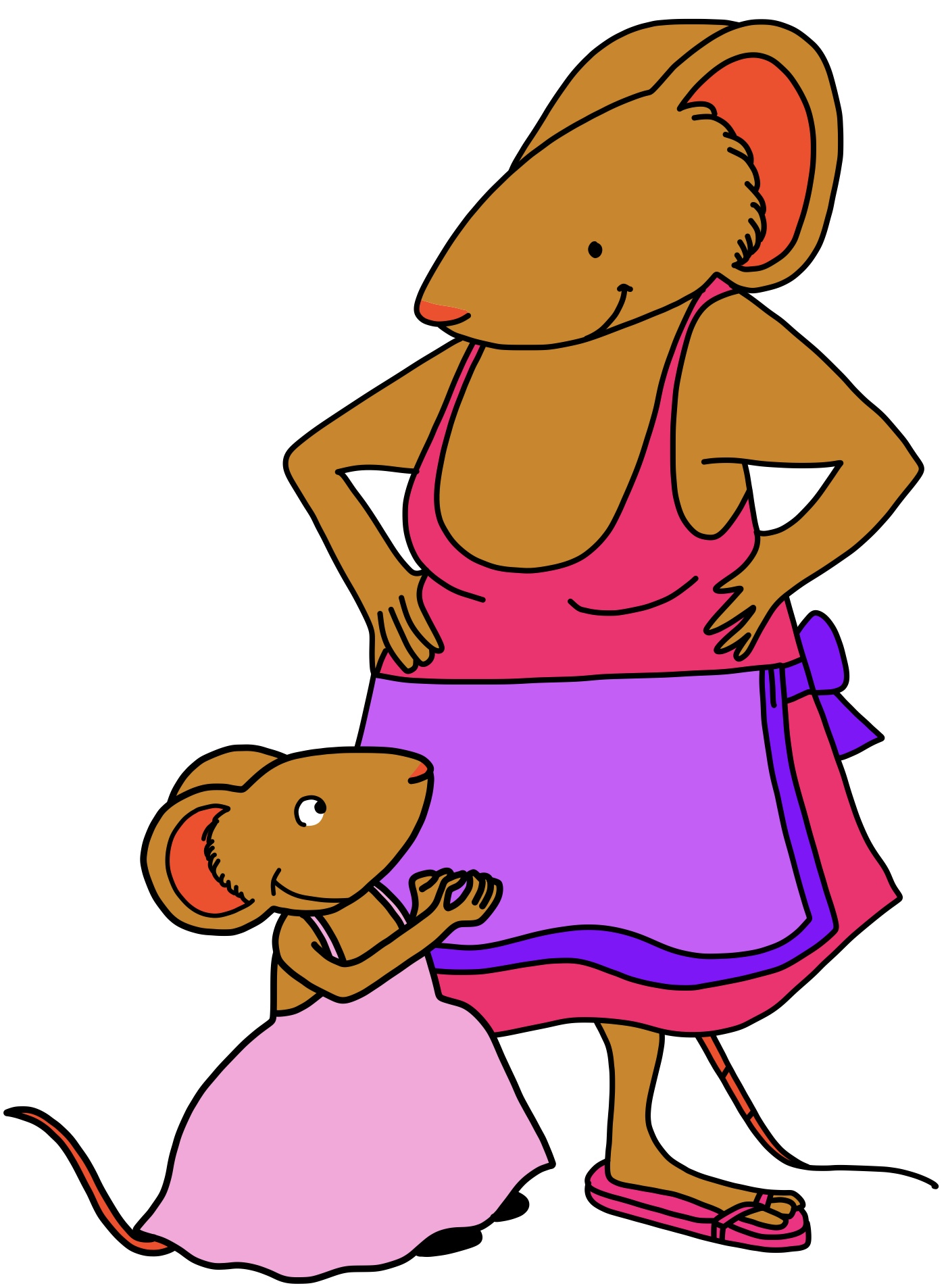 Ginger and Her Mommy by ThomasCarr0806 on DeviantArt