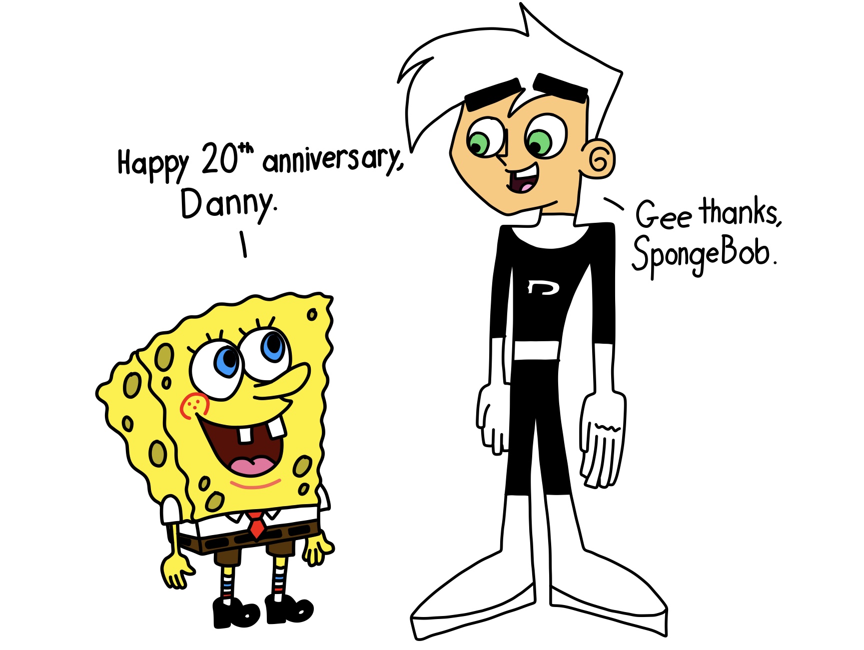 SpongeBob Wishes Danny A Happy Anniversary by ThomasCarr0806 on DeviantArt
