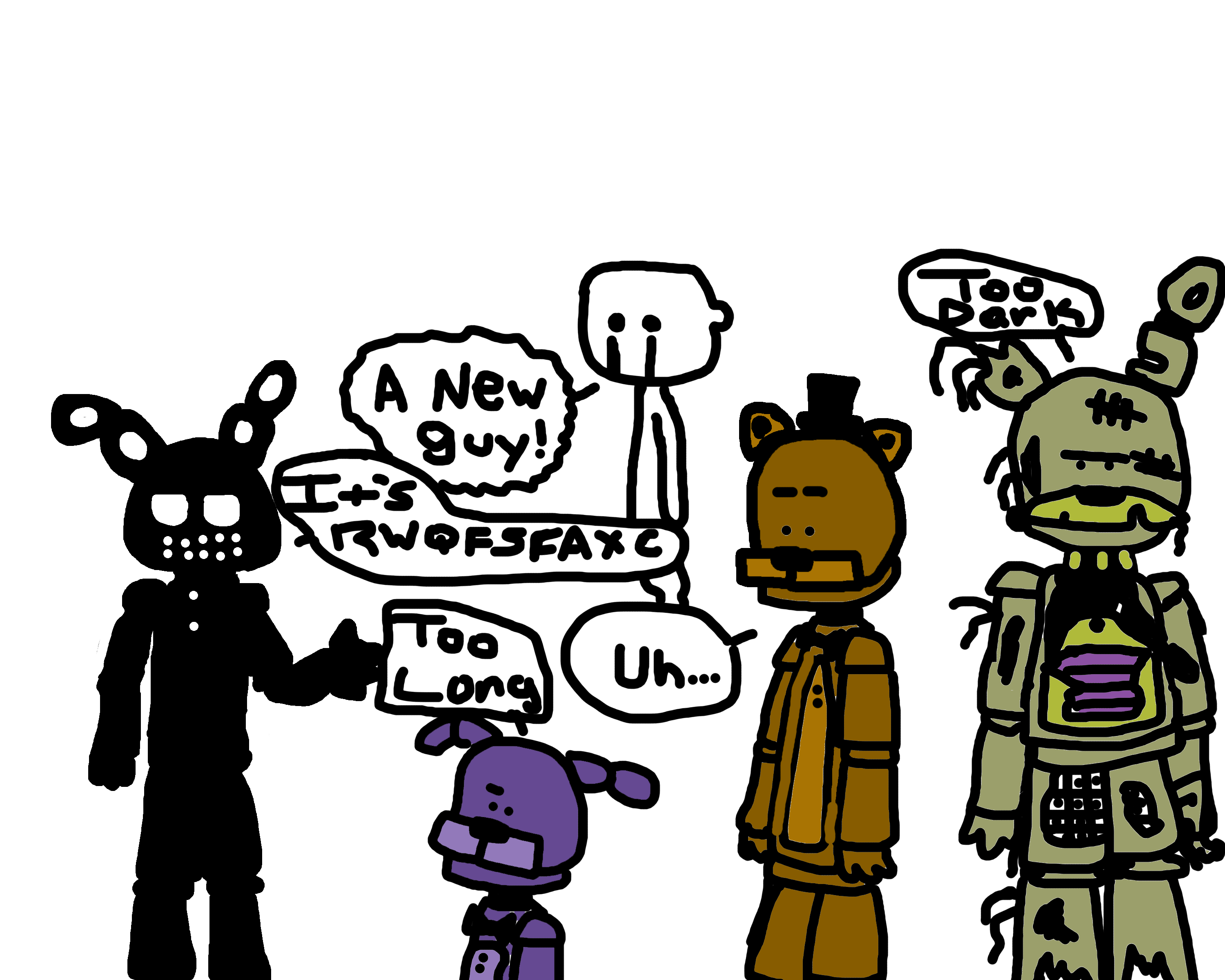 Random FNAF Doodles #4 by MoltenCell85 on DeviantArt