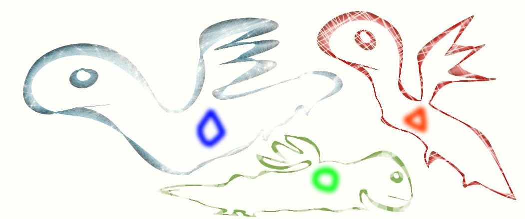 Water Fire Grass by 0xxBunnyxx0 on DeviantArt