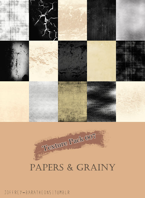 Texture Pack 07 I Papers and Grainy by belle-liberte on DeviantArt