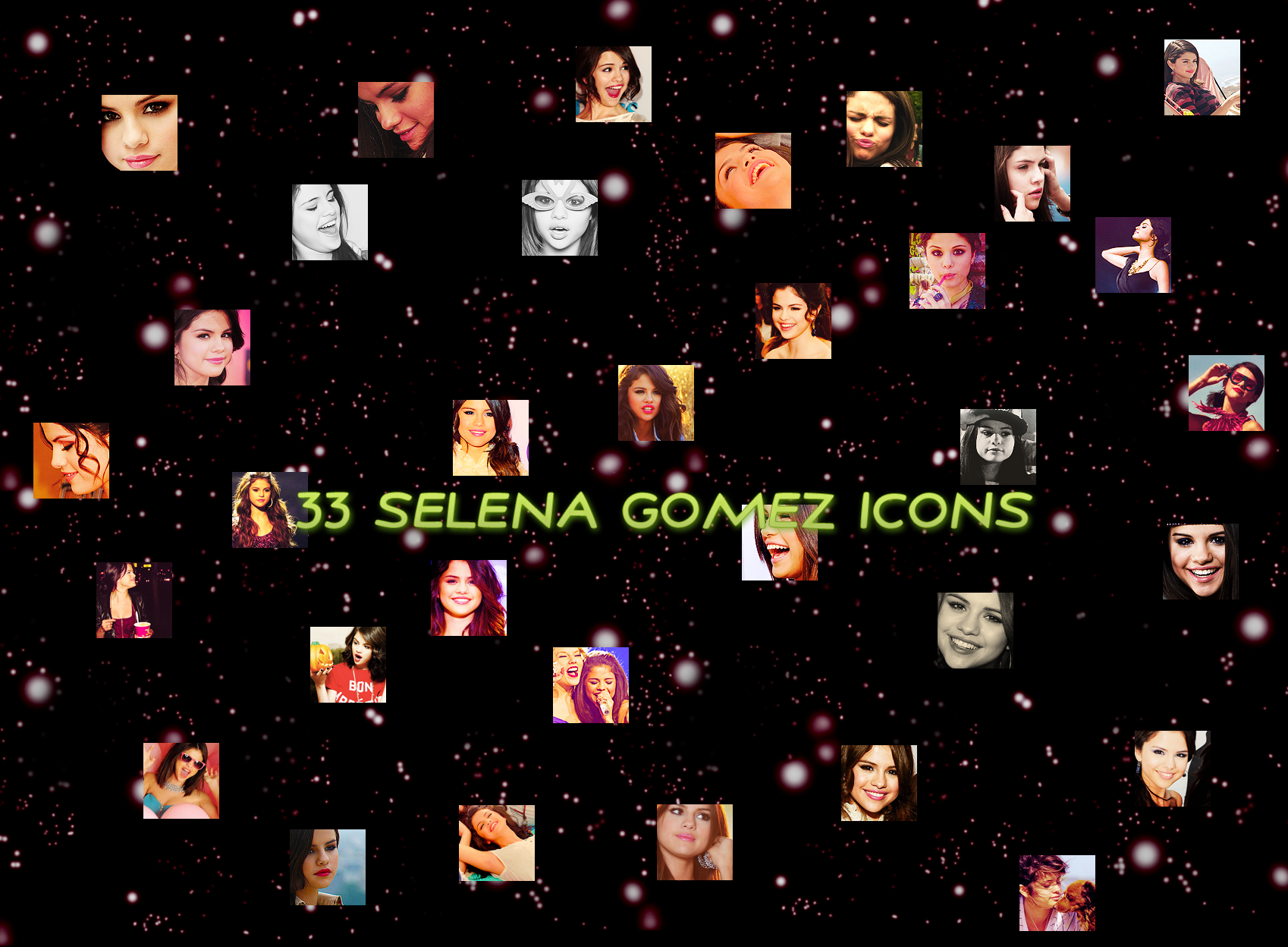 selena gomez 33 icons by bywonka on DeviantArt