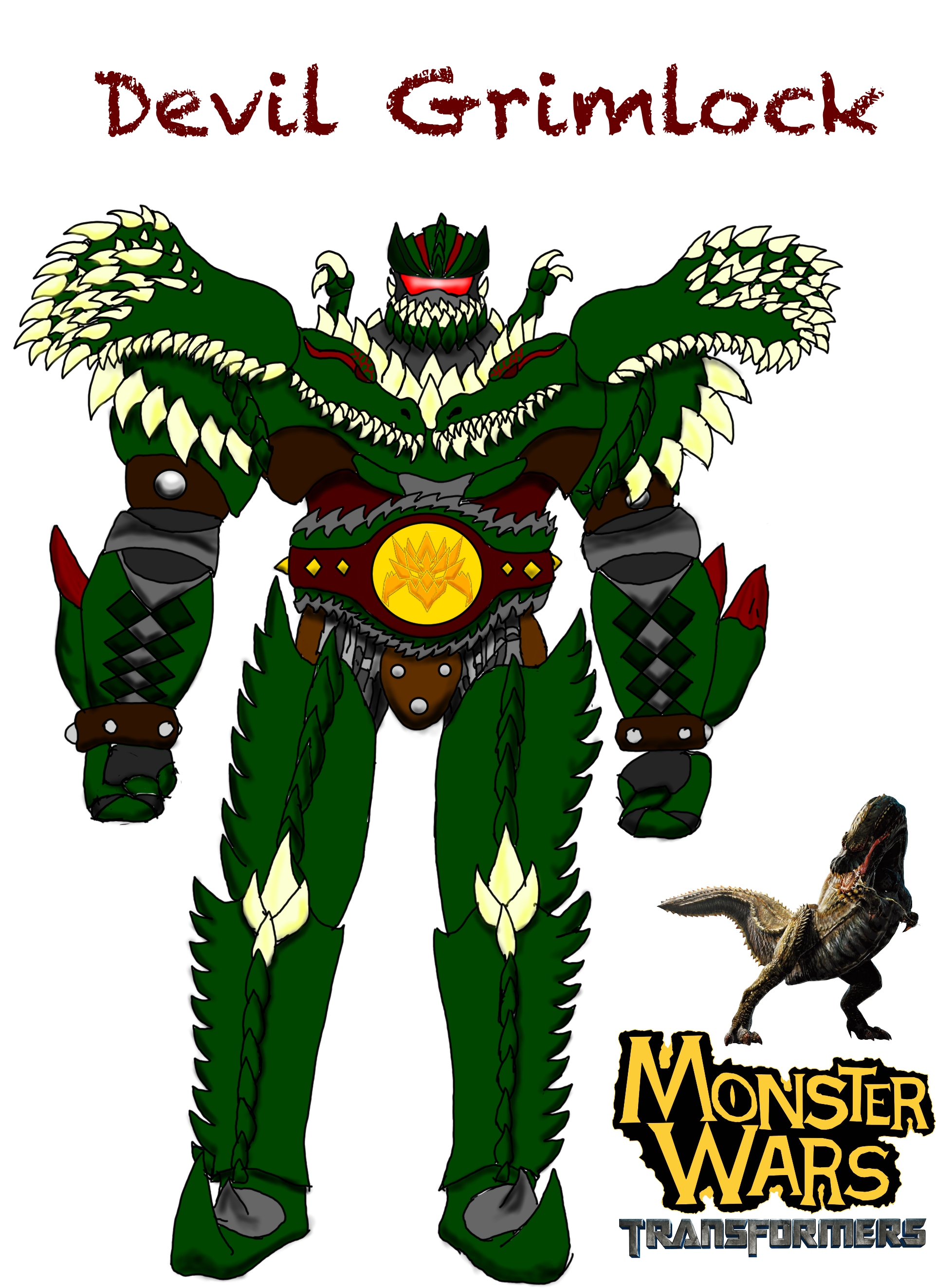 Devil Grimlock by dragokaiju2000 on DeviantArt