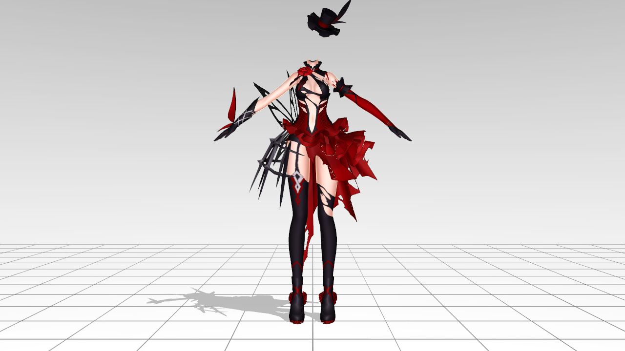 Outfit Blood Rose by AzaleaMMD on DeviantArt