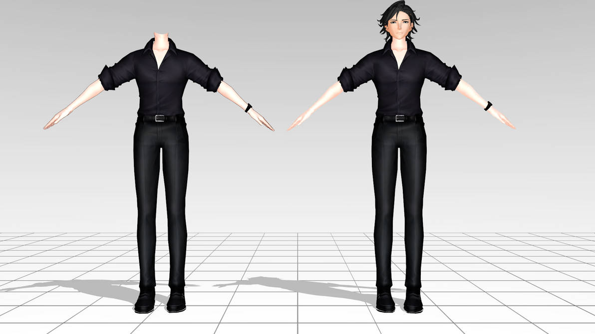 Outfit Crow DL by AzaleaMMD on DeviantArt