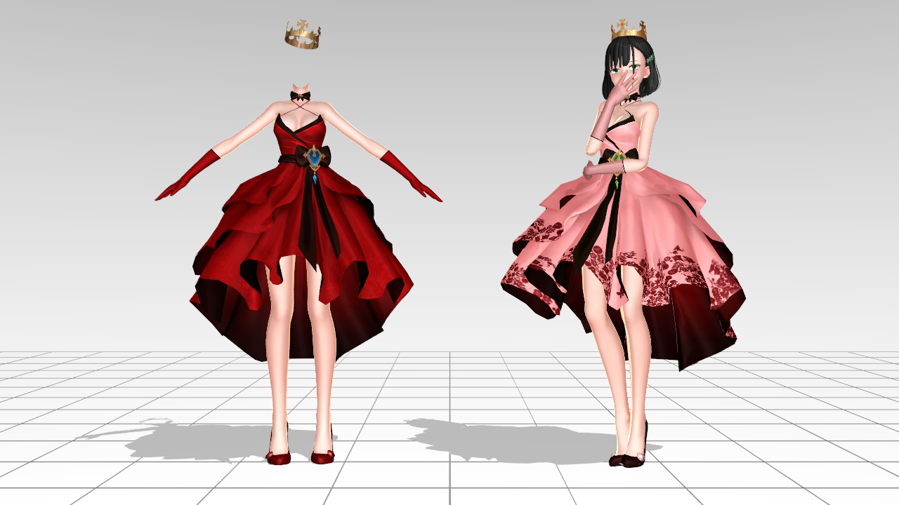 Model Outfit Dress DL by AzaleaMMD on DeviantArt
