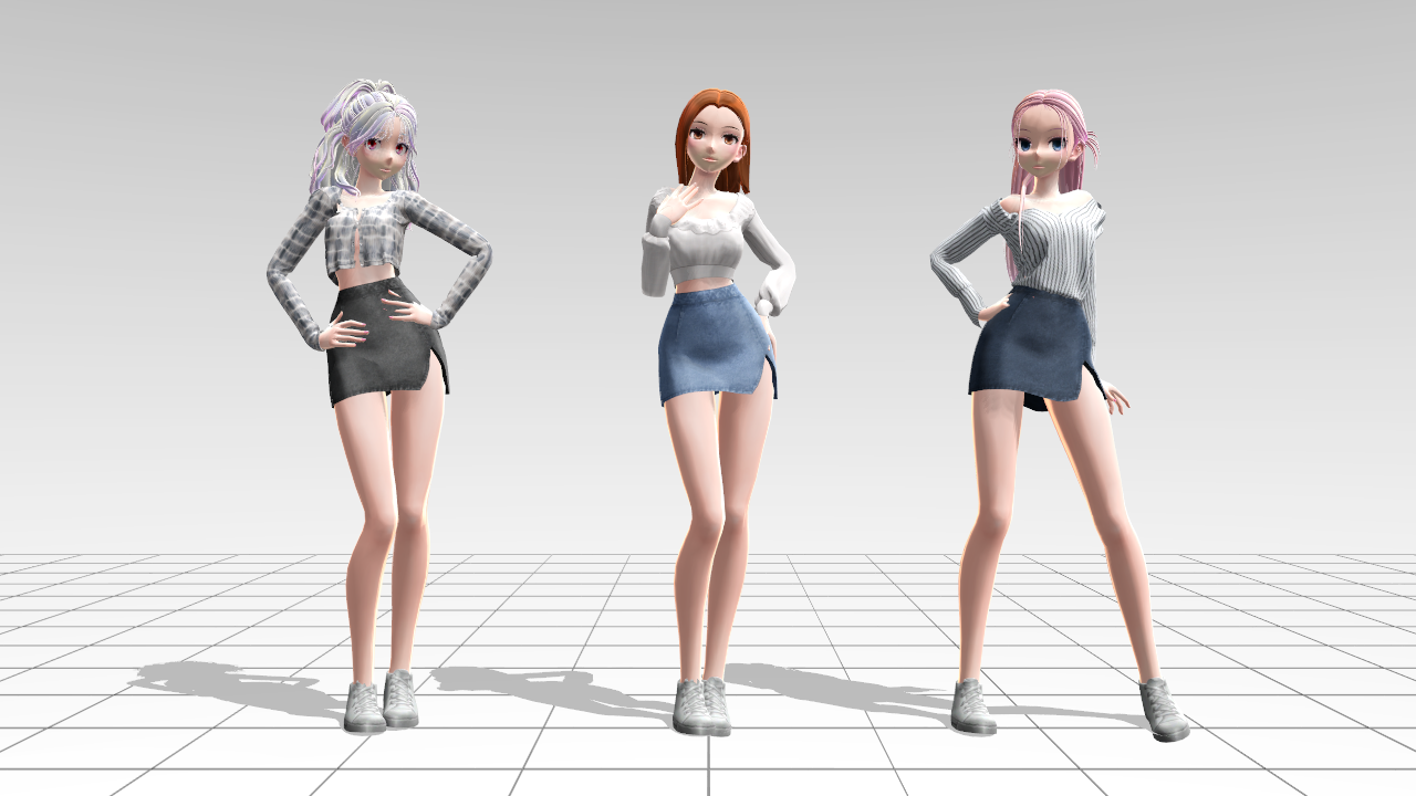 Outfit Model Pack DL by AzaleaMMD on DeviantArt